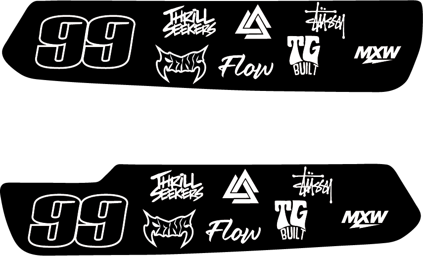 Super 73 Slim Battery Decal – Charge Graphics