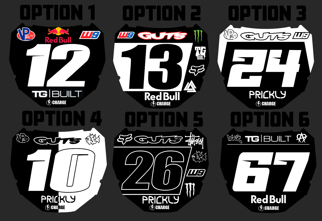 Custom ODI Plate Decal – Charge Graphics