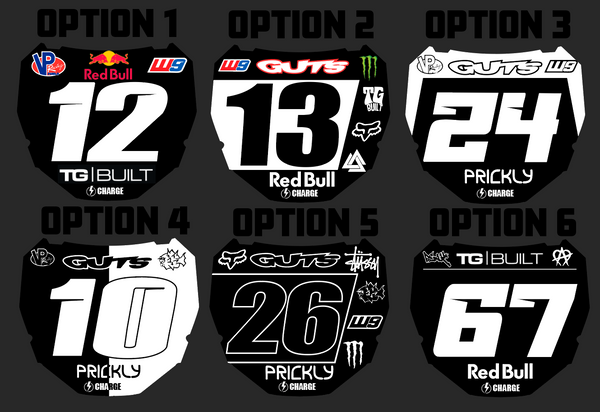 Custom ODI Plate Decal – Charge Graphics