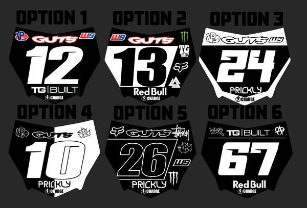 Custom MotoCutz Plate Decal – Charge Graphics